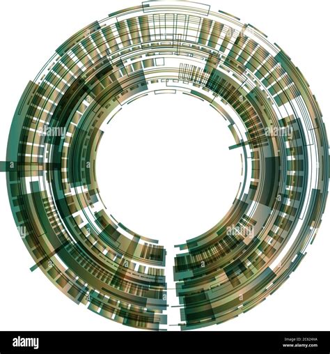 Abstract Technology Circle Stock Photo Alamy