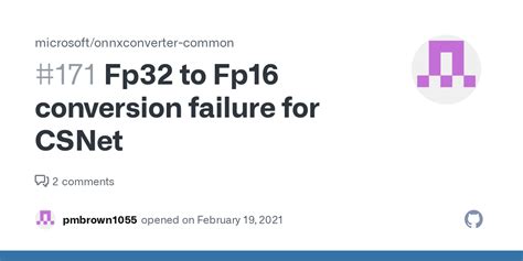 Fp32 To Fp16 Conversion Failure For CSNet Issue 171 Microsoft Onnxconverter Common GitHub