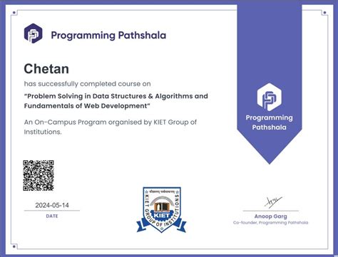Finished Pathshala Course On Web Development Chetan Posted On The