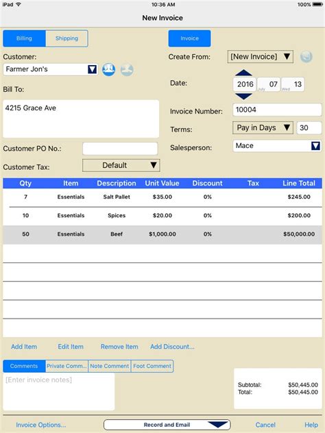Express Invoice Free Invoice Template Ideas
