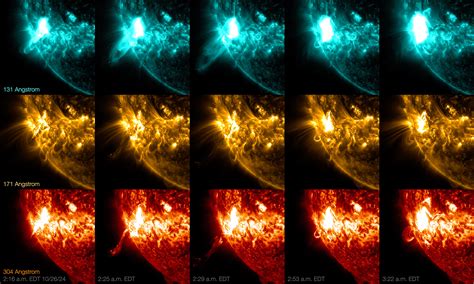 Nasa Svs Sun Erupts With X Class Flare On October 26 2024