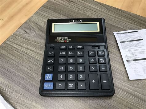 Купить Калькулятор Citizen SDC-888TII, чёрныйв интернет-магазине ОНЛАЙН ...