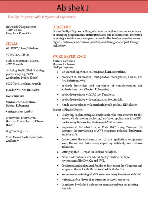 Abishekj Aws Devops Pdf Information Technology Management Computer Architecture