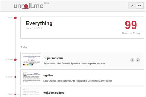 Unrollme Launches In Public Beta Puts An Inbox Within Your Inbox