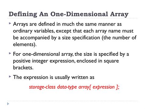 Lecture 15 Array Ppt