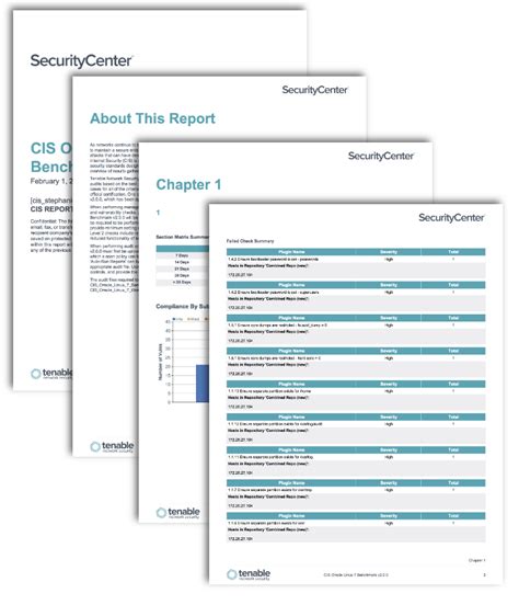 cis oracle benchmark reports sc report template tenable®