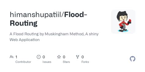 GitHub Himanshupatiil Flood Routing A Flood Routing By Muskingham Method A Shiny Web Application