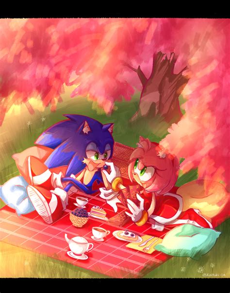 Sonamys Spring Picnic By Blueartsillustration On Deviantart Sonamys Spring Picnic By Blueartsillustration On Deviantart