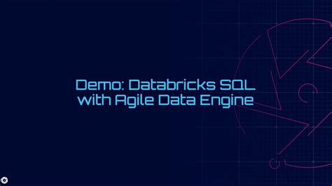 agile data engine with databricks sql youtube