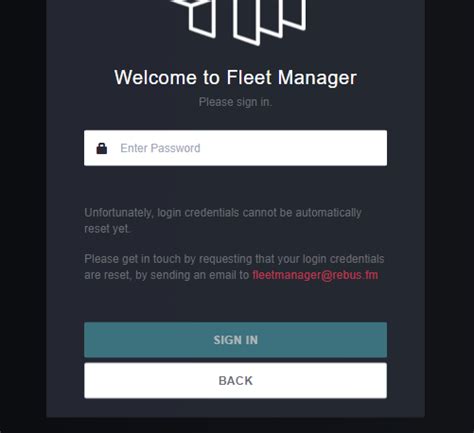 Reset Password Functionality · Issue 55 · Rebus Orgfleetmanager · Github