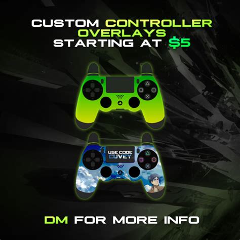 Make You A Custom Controller Overlay For Your Stream By Hypeartsfx Fiverr