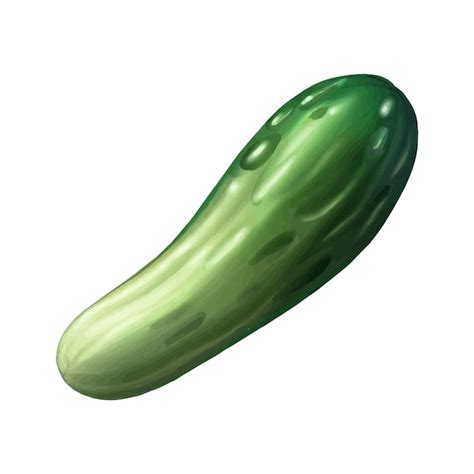 Premium Vector Cucumber Vector Illustration