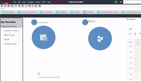siebel foundation favourites windows in siebel siebel open ui