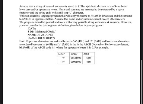 Assume That A String Of Name And Surname Is Saved In S