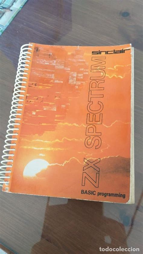 sinclair zx spectrum basic programming manu vendido en subasta