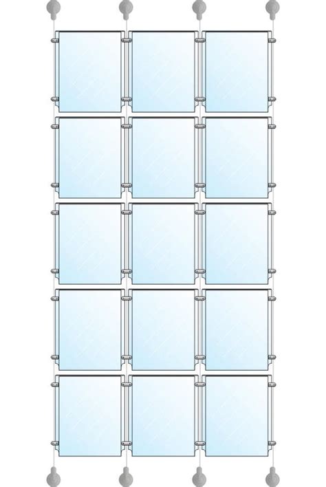 Clear Acrylic Wall Display Kits Showcase Art And Framing