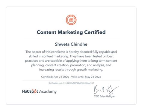 Shweta Chindhe On Linkedin Contentmarketing Certification