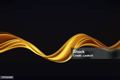 황금 인터레이스 모양 트위스트 라인 추상적인 블랙 럭셔리 배경 황금 파도 권선 흐름 미니멀 한 커버 디자인 매끄러운에 대한 스톡