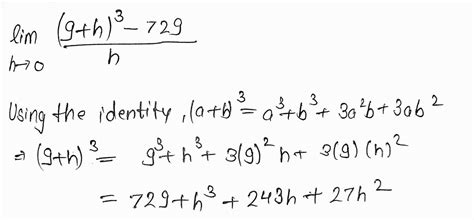 Answered Find The Limit I Bartleby