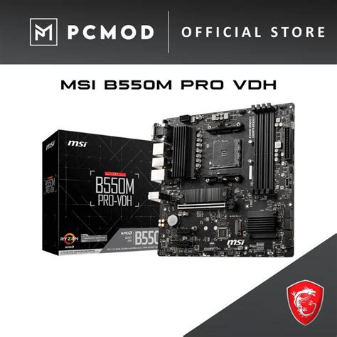 MSI B550M PRO VDH WiFi MATX Motherboard PCMOD Lazada