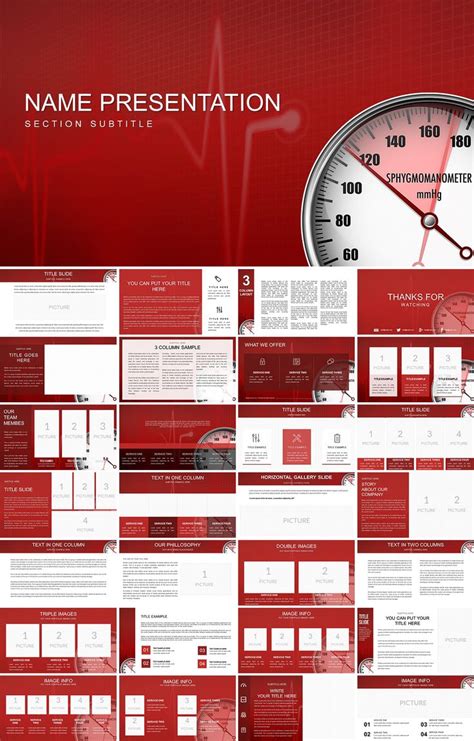 Sphygmomanometer PowerPoint Presentation Template Powerpoint Presentation Templates