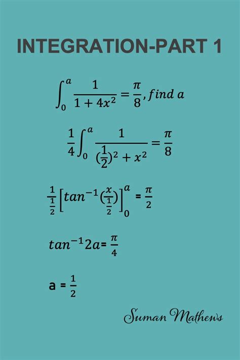 Integration Part 1 Learning Mathematics Math Methods Studying Math