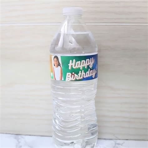 How To Make Water Bottle Labels For Free Using Canva