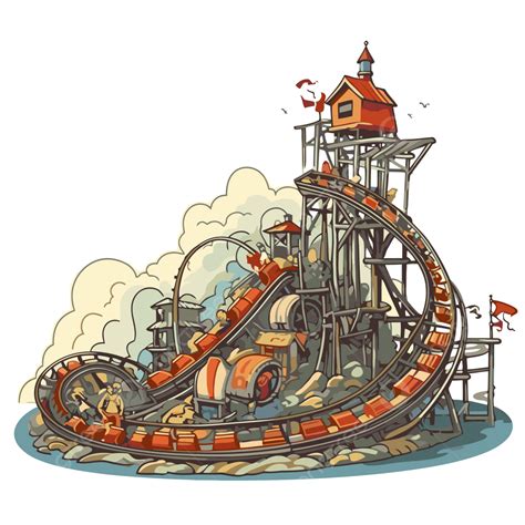 Roller Coaster Cart Drawing