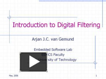 PPT Introduction To Digital Filtering PowerPoint Presentation Free To View Id B ZDc Z