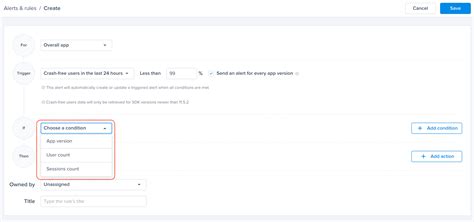 Alerting For App Stability Crash Free Rates