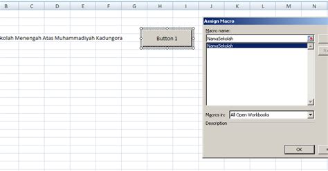 Cara Membuat Tombol Macro Sederhana Di Excel Bagi Pemula