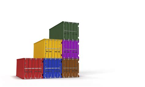 3d container logistic pngs for free download