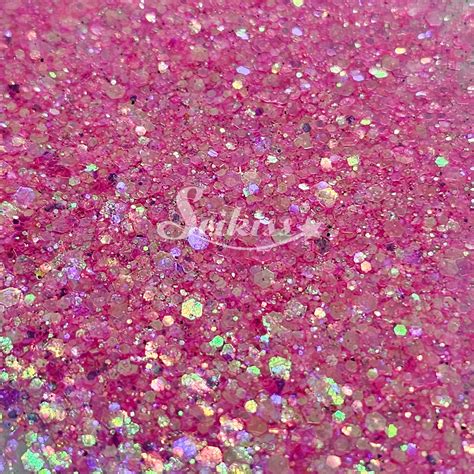 Pretty In Pink Iridescent Small Glitter Pink Glitter Seikiss