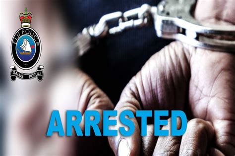 Fiji Police Force 7th January Thirteen Arrests Were Recorded Over The