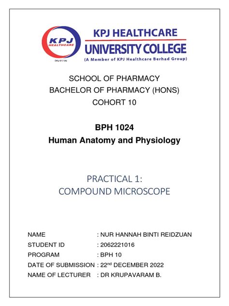 Lab Report 1 Microscope Pdf Microscope Eye