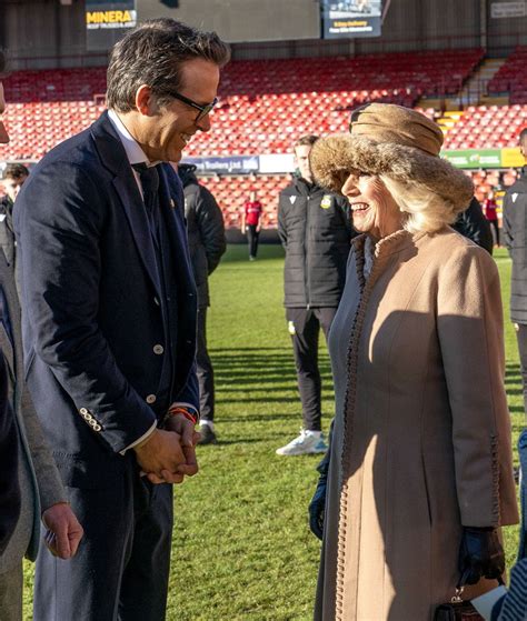 King Charles And Camilla Meet Ryan Reynolds Rob Mcelhenney Us Weekly