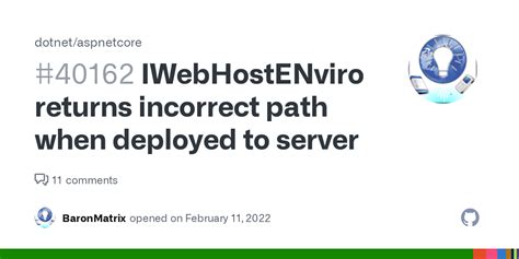 IWebHostENvironment Returns Incorrect Path When Deployed To Server Issue 40162 Dotnet