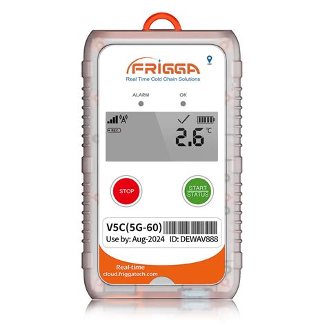 Frigga V C G G Real Time Temperature Humidity Data Logger Single Use Points Remote