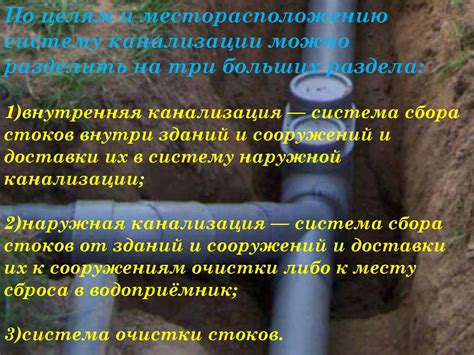Канализвция внутренняя, внешняя, система очистки стоков - презентация ...