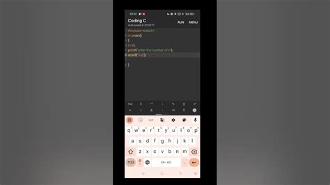 using c programming print n numbers shorts youtube