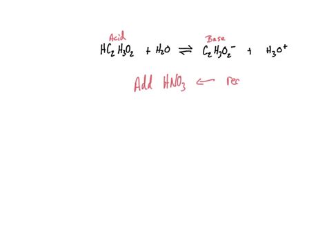 Solved A Buffer Contains Significant Amounts Of Acetic Acid Hc2h3o2 And Sodium Acetate