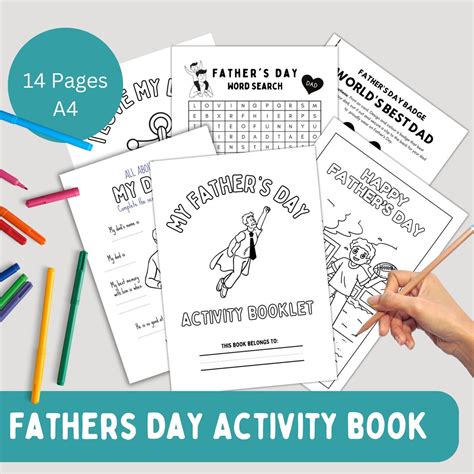 Lds Primary Fathers Day Activity Booklet Lds Primary Handout Lds