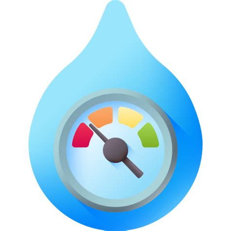 Water Consumption 3d Color Icon