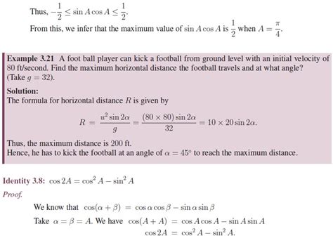 Trigonometric Identities Definition Formula Solved Example Problems
