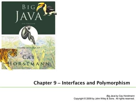 lecture 1 interfaces and polymorphism ppt