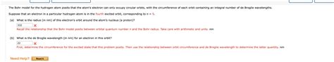 Solved Suppose That An Electron In A Particular Hydrogen