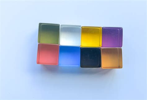 Lucite Blocks Earth Play With Elorias