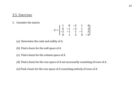 Solved 67 3 5 Exercises 1 Consider The Matrix 0 0 2 A 2
