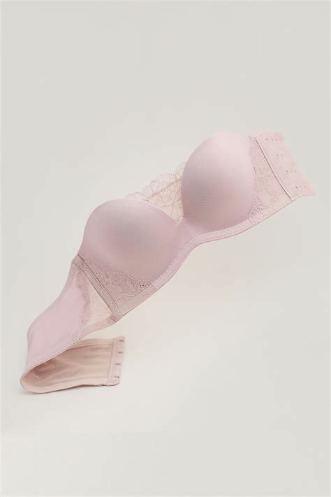 【nude Rose】strapless Bra Set