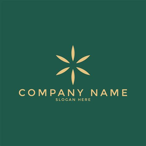 Minimalistic Abstract Tree Leaf Flower Icon Vector Design Universal Creative Premium Symbol